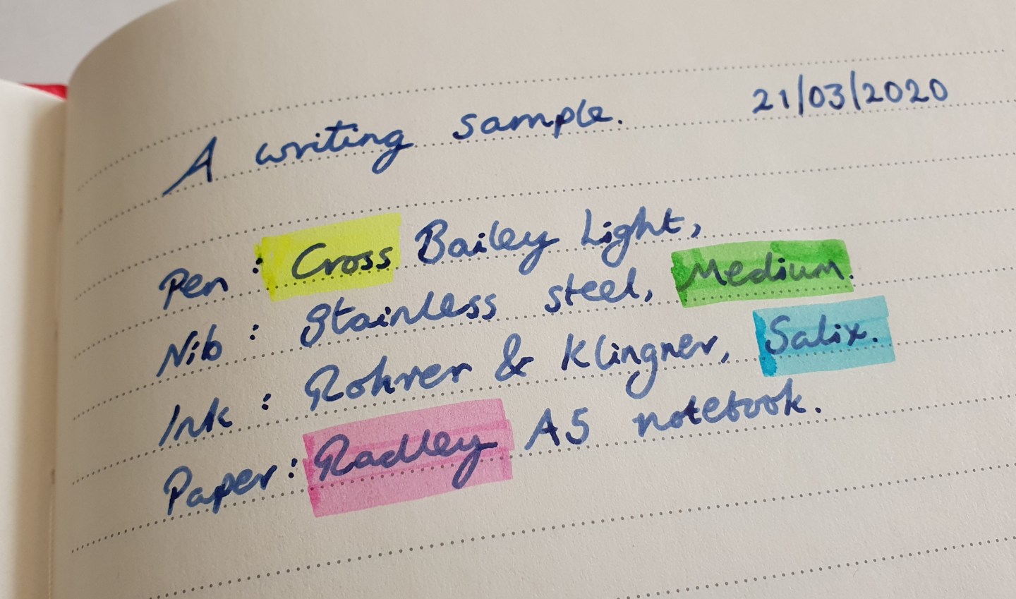Radley A5 notebook. A mini review. | Fountain pen blog
