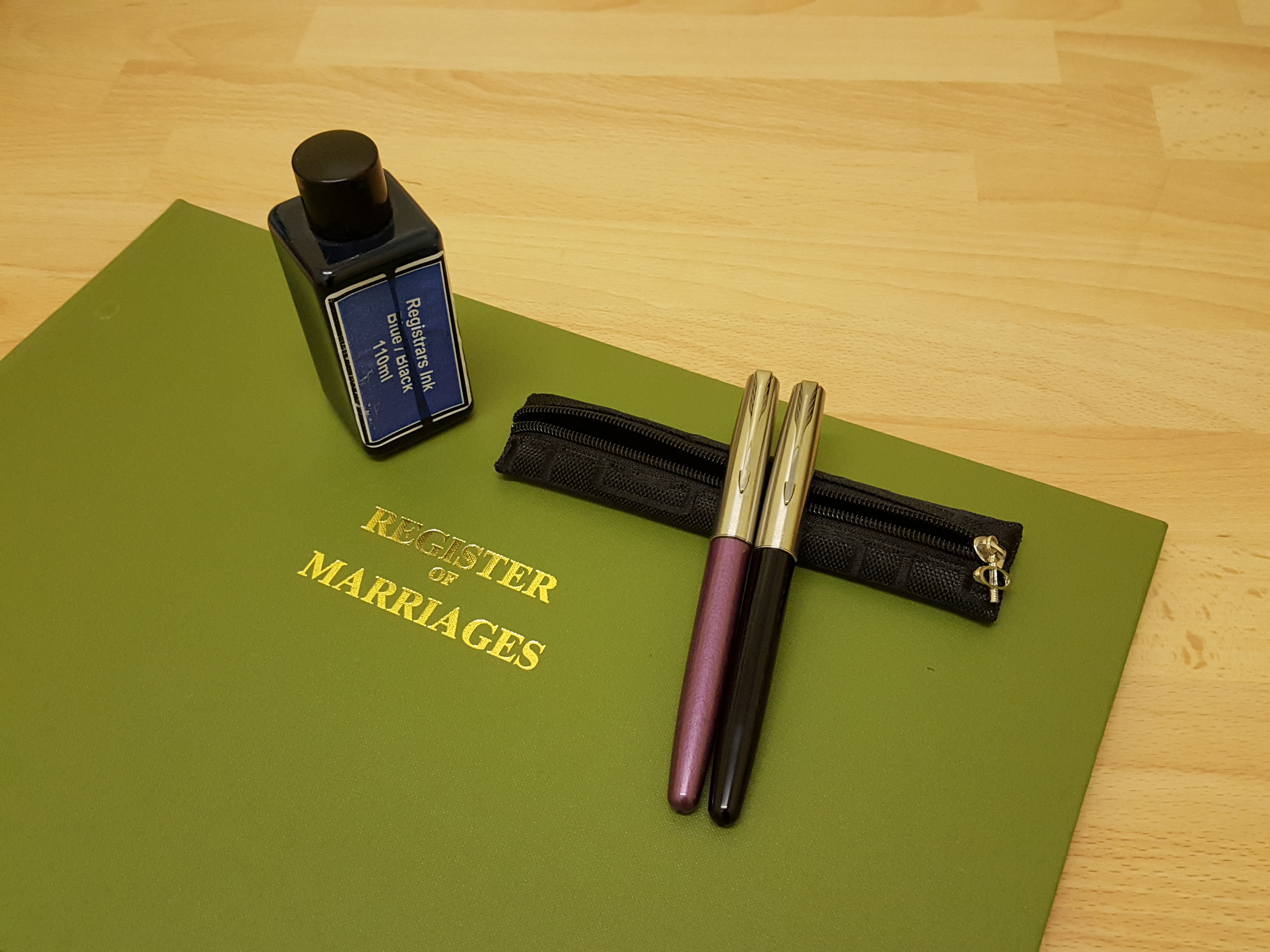 A new era for marriage registrations. | Fountain pen blog