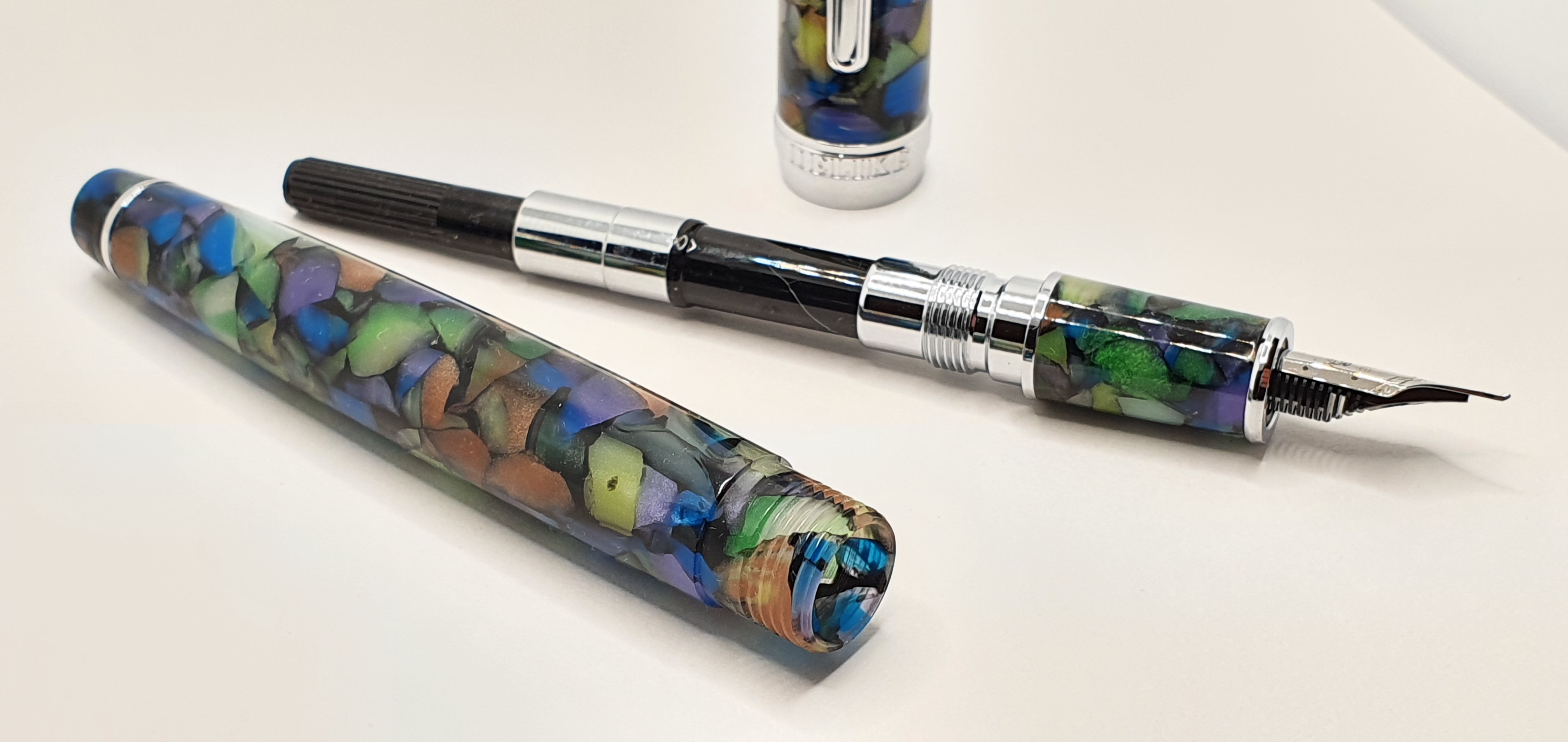 Early thoughts on the Delike New Moon bent nib fude pen. | Fountain pen ...