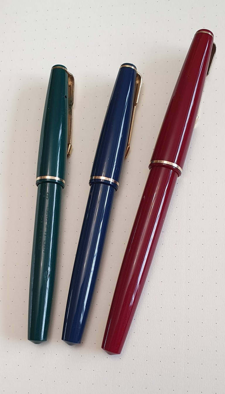 My Parker “17” fountain pen family. | Fountain pen blog